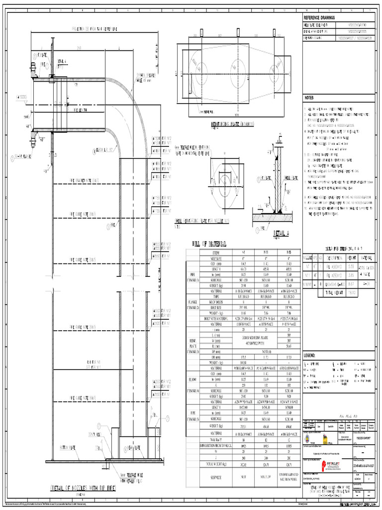 193202dvdar0557 - Exde00 - 02 Detail of Shell Nozzles With Dip Pipe For ...