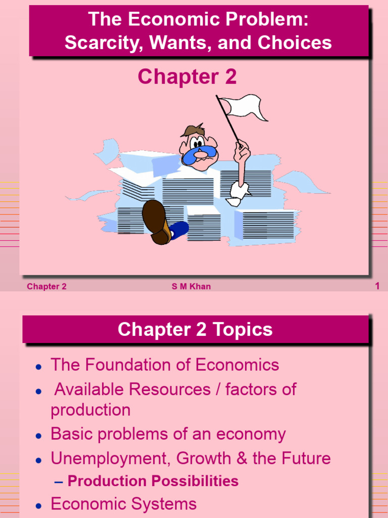 Economics: Scarcity and Resource Choices | PDF | Resource | Labour ...