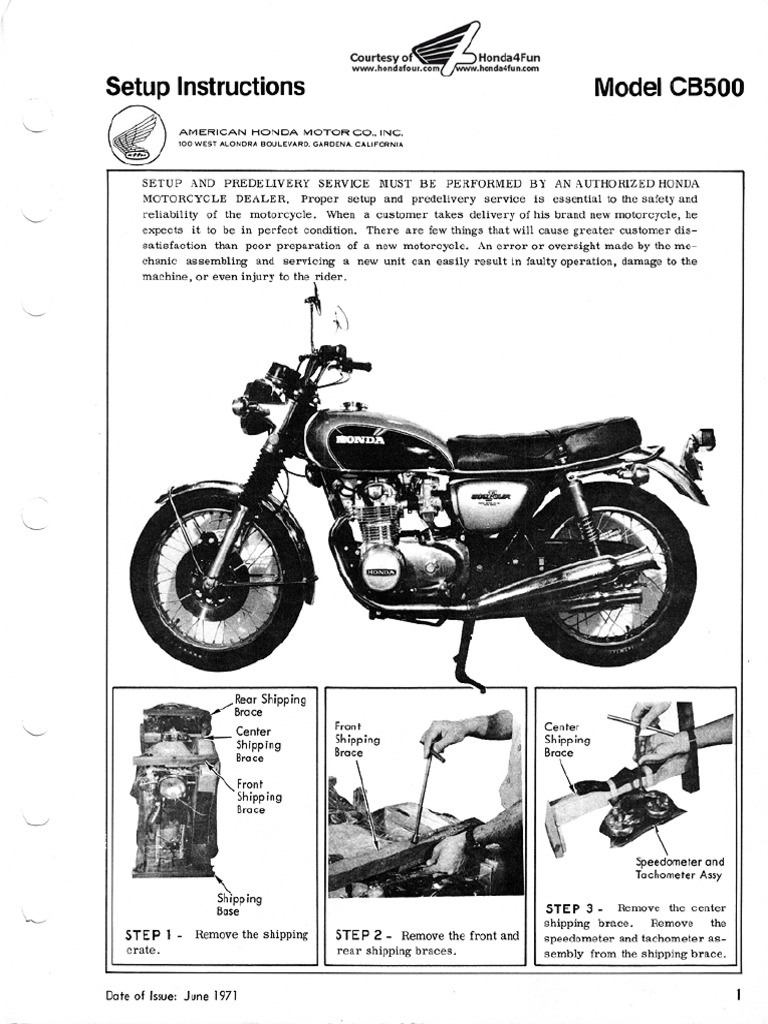 CB500 Set-Up Man | PDF
