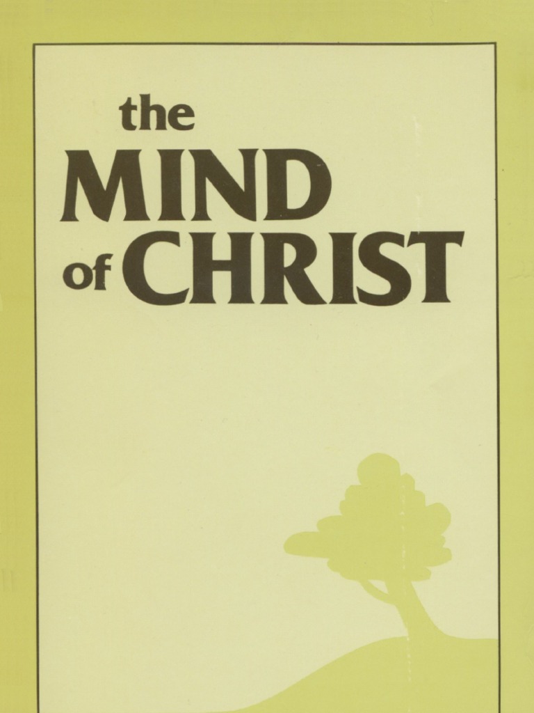 The Mind of Christ - David Alsobrook | PDF | Adam And Eve | Wisdom