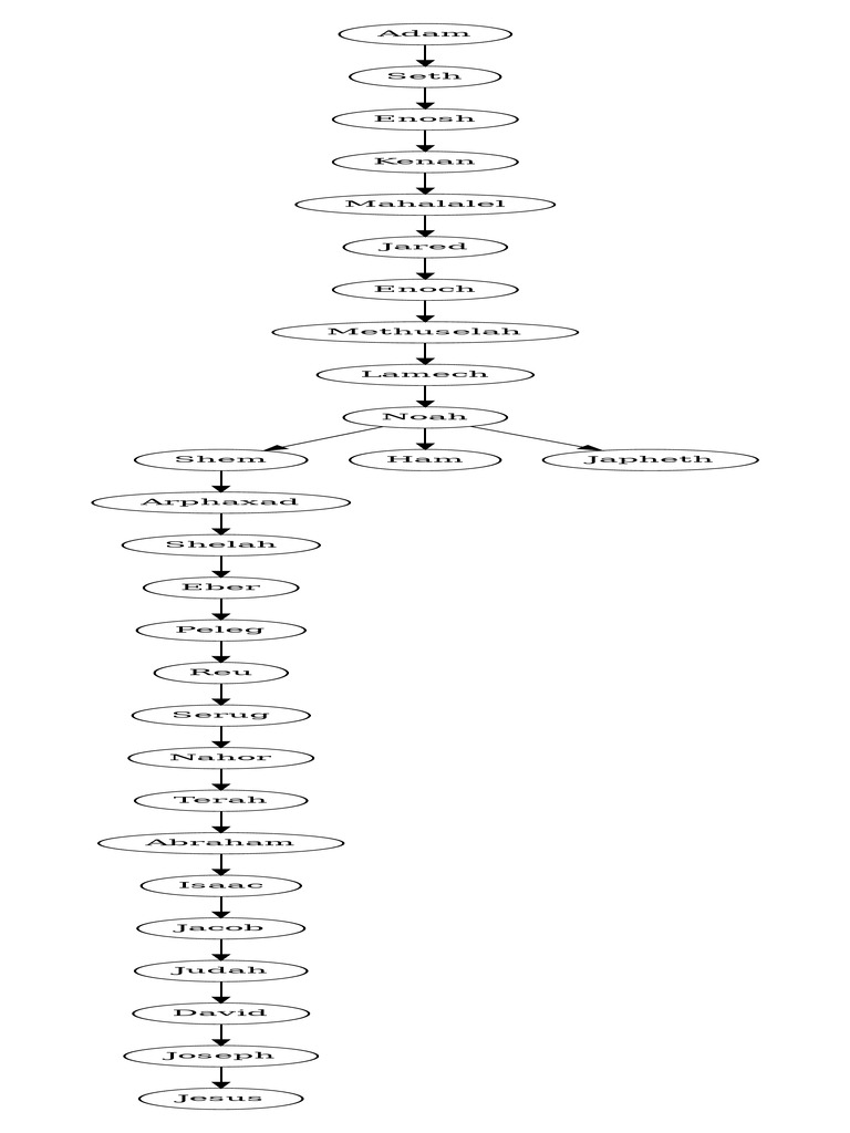 Biblical Lineage Adam To Jesus | PDF