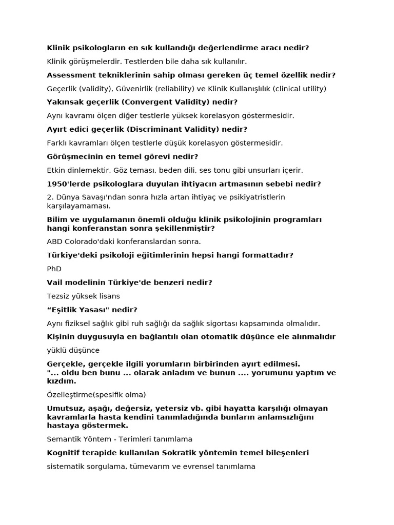 Quizlet Soruları | PDF