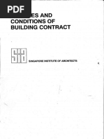 Singapore SIA Building Contract 2016 Without Quantities First Edition | PDF