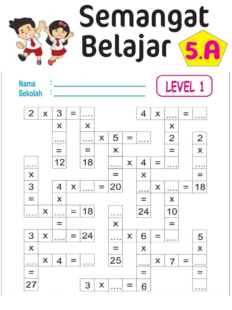 Soal Perkalian Kelas 5a | PDF