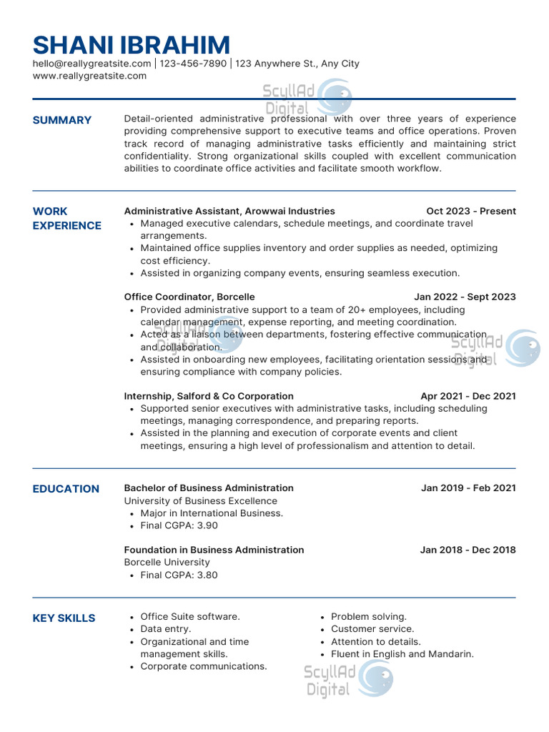 Australian Resume Sample | PDF | Business