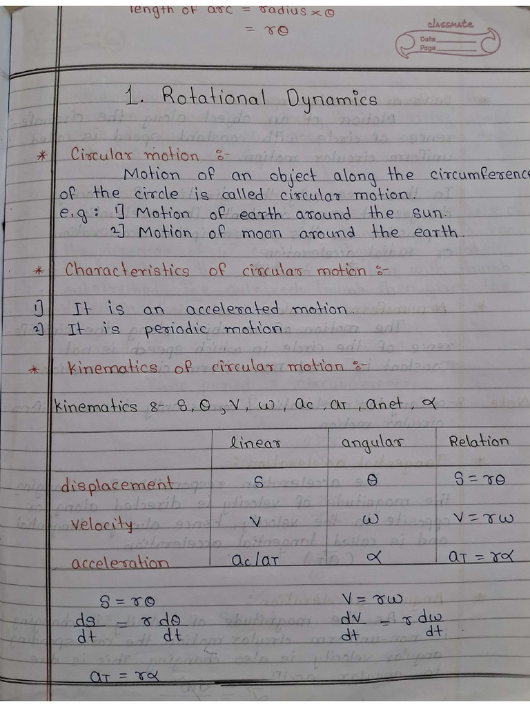 Rotational Dynamics | PDF