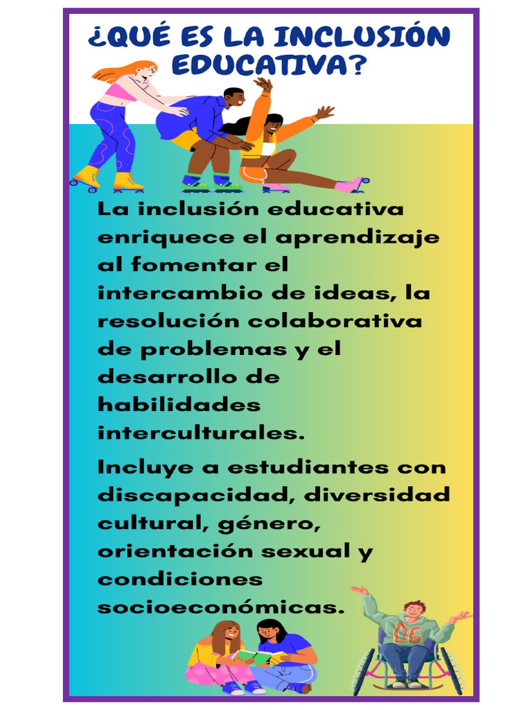 Qué Es La Inclusión Educativa | PDF
