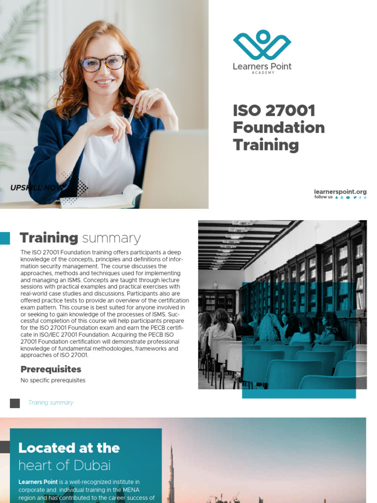 Iso 27001 Foundation Training | PDF | Cognition | Behavior Modification