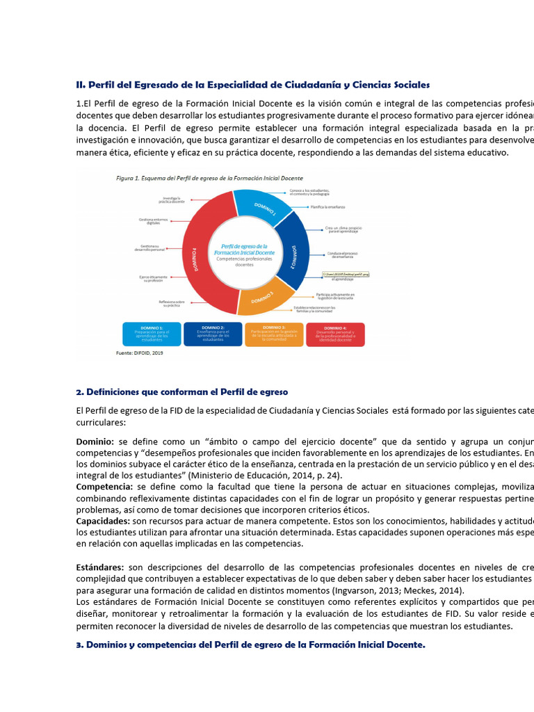 Perfil del Egresado en Ciencias Sociales | PDF | Enseñando | Maestros