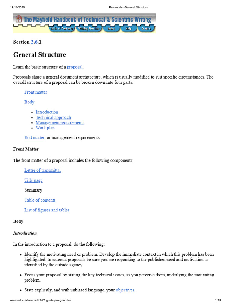 Proposal Structure for Effective Research | PDF | Combustion