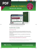Merck Index 15th Edition Overview | PDF | Merck & Co. | Chemistry