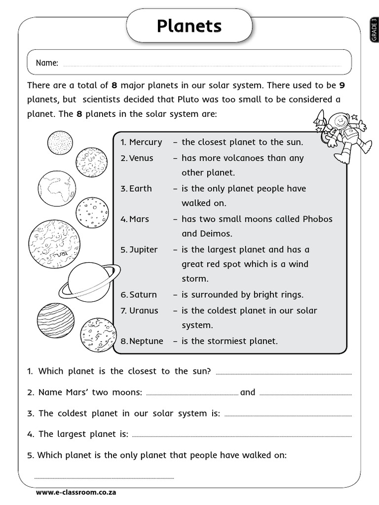 Enggr3t3 Life Skills Planets | PDF | Planets | Solar System