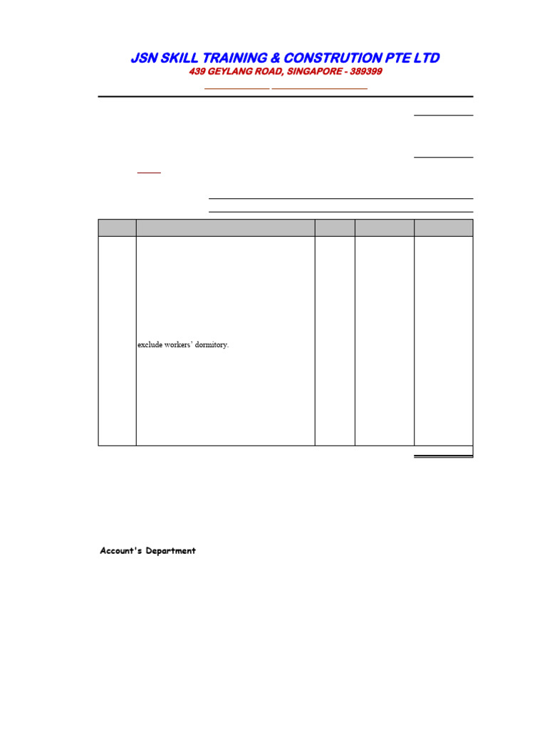 Invoice Formate For JSN | PDF