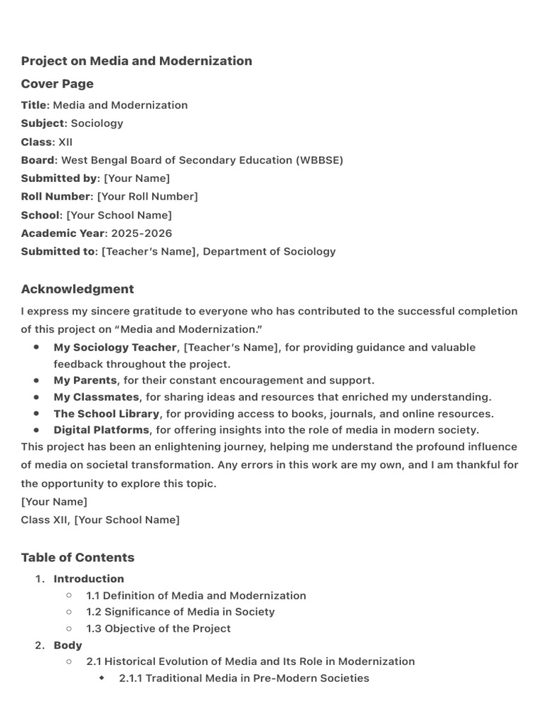 Media's Role in Modernization | PDF | Mass Media | Social Media