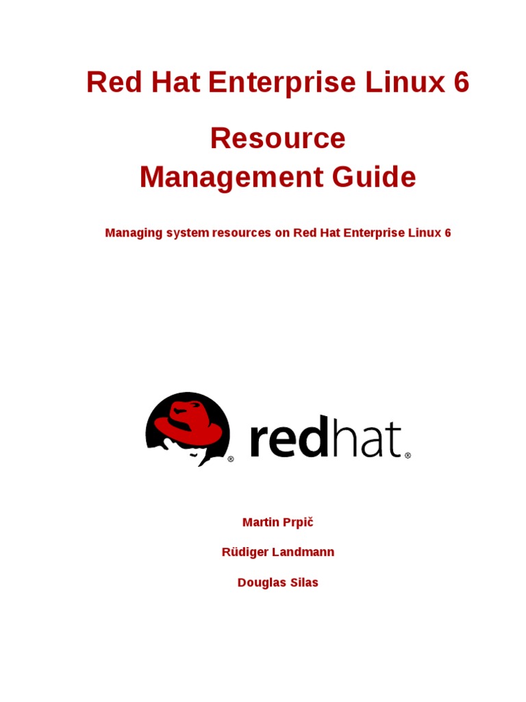 RHEL 6 Resource Management Guide | PDF