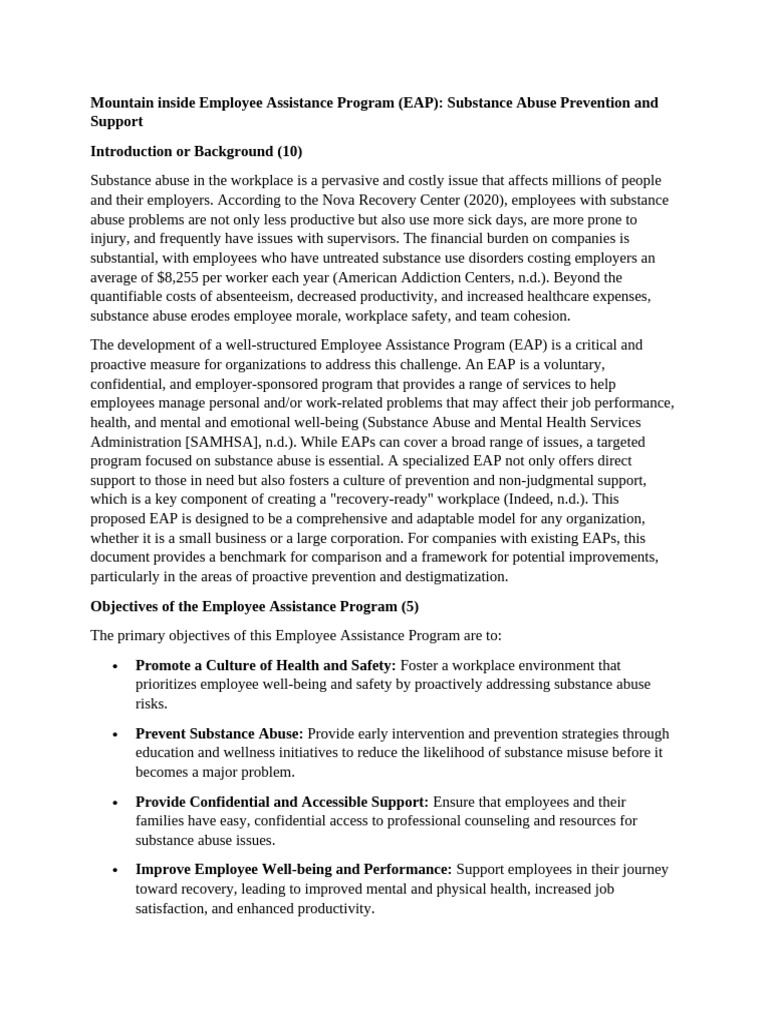 Mountain Inside Employee Assistance Program | PDF | Mental Health ...
