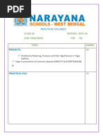 BVA451 Sports and Yoga-II Syllabus | PDF | Meditation | Yoga