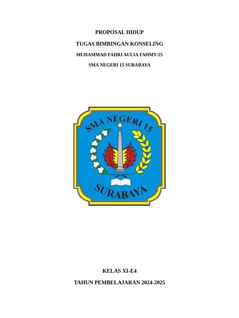 Proposal Hidup Fahri | PDF