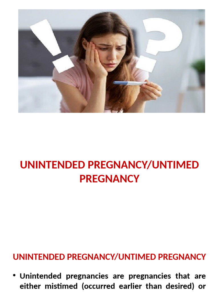 Understanding Unintended Teenage Pregnancy | PDF | Pregnancy | Preterm ...