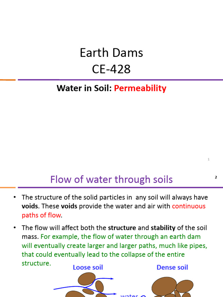 Understanding Soil Water Permeability | PDF | Aquifer | Groundwater