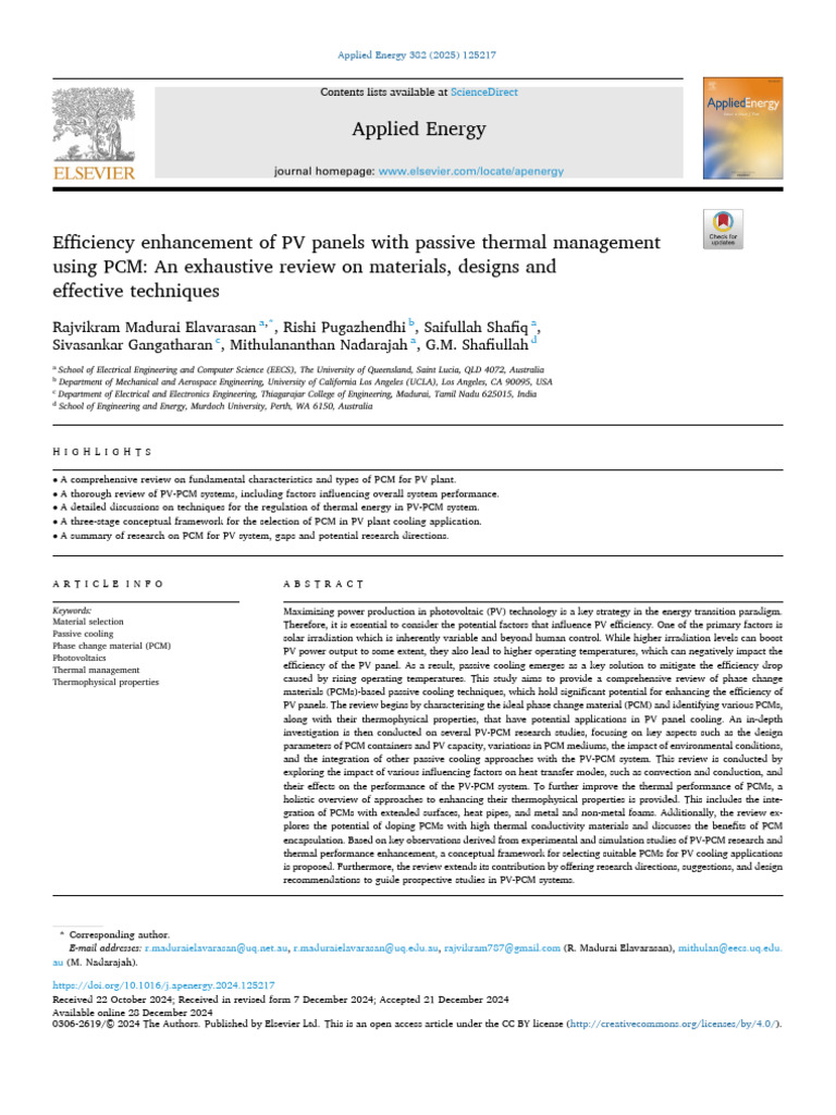 Applied Energy | PDF | Photovoltaics | Heat