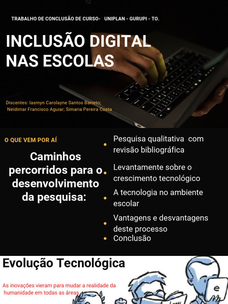 Inclusão Digital nas Escolas: Desafios e Benefícios | PDF