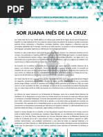 Biografía Sor Juana Ines de La Cruz | PDF | Historia | Clásicos