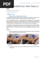 Pruebas Ortopedicas Tobillo y Pie | PDF | Tobillo | Pie