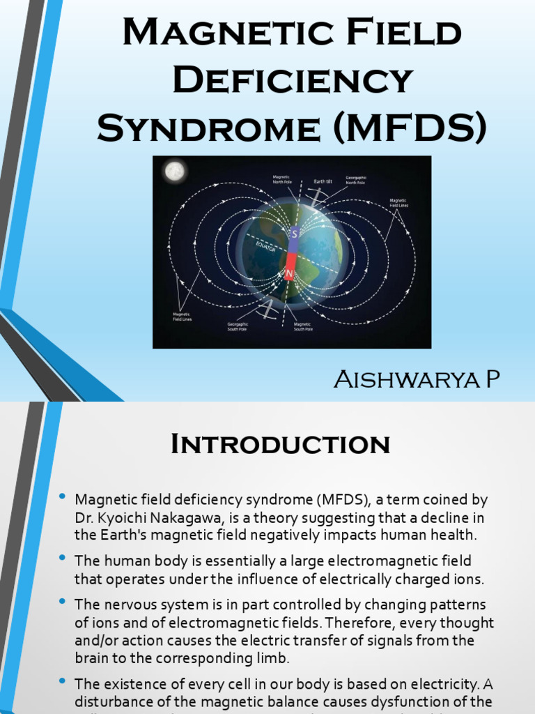 Magnetic Field Deficiency Syndrome Mfds 3 Pdf Pain Nervous System