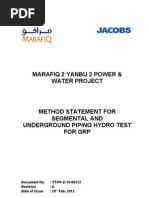 Safe Distance Calculation Hydrotest | PDF | Technology & Engineering