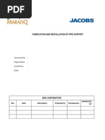 Fit Up Procedures | PDF