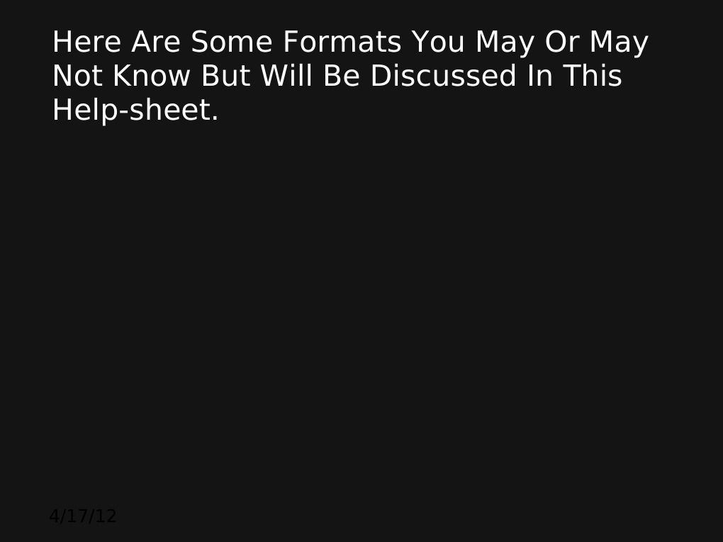 Image File Formats Explained | PDF