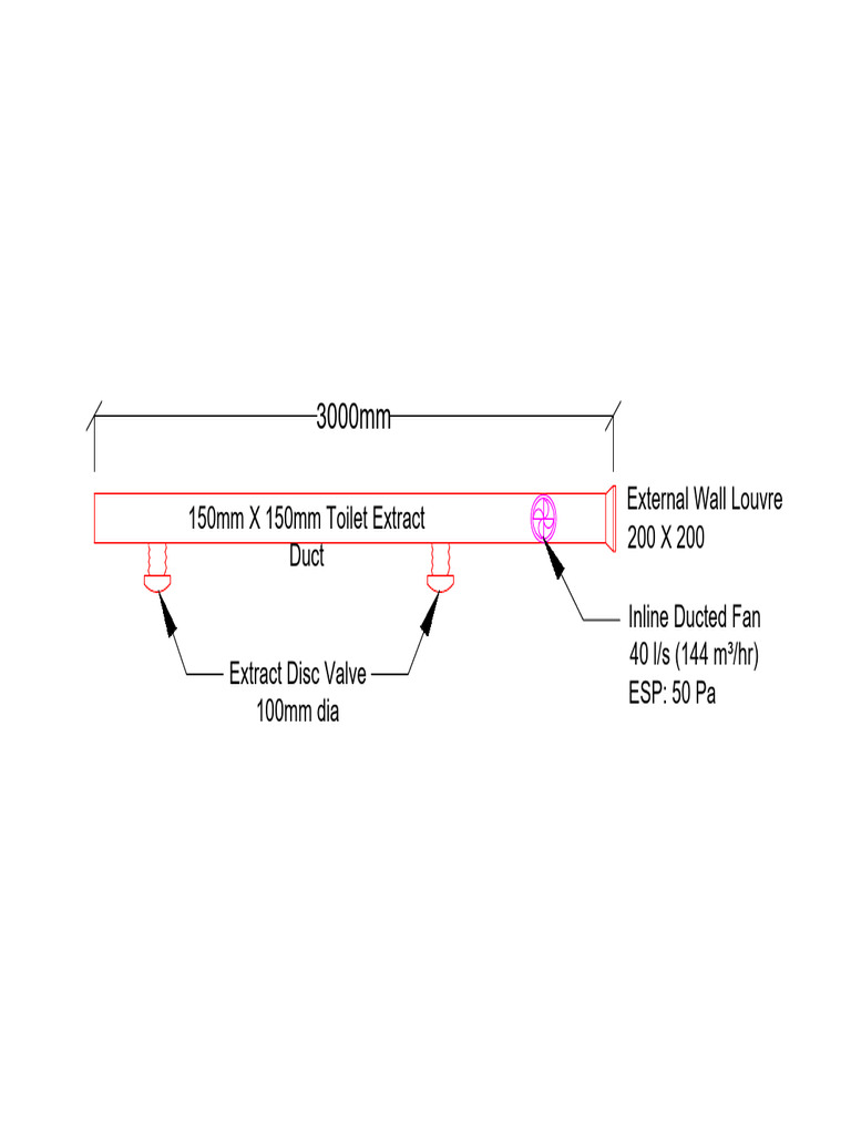 Toilet Extract Duct System | PDF