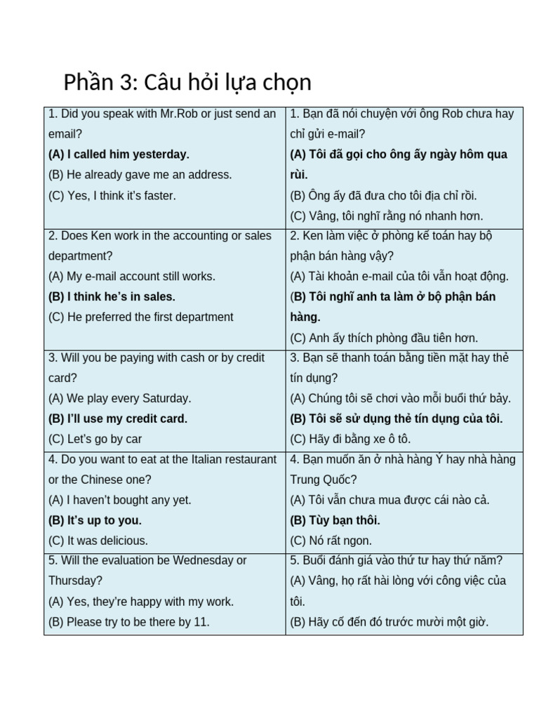 TRANSCRIPT CÃ C Dáº NG CUá I | PDF