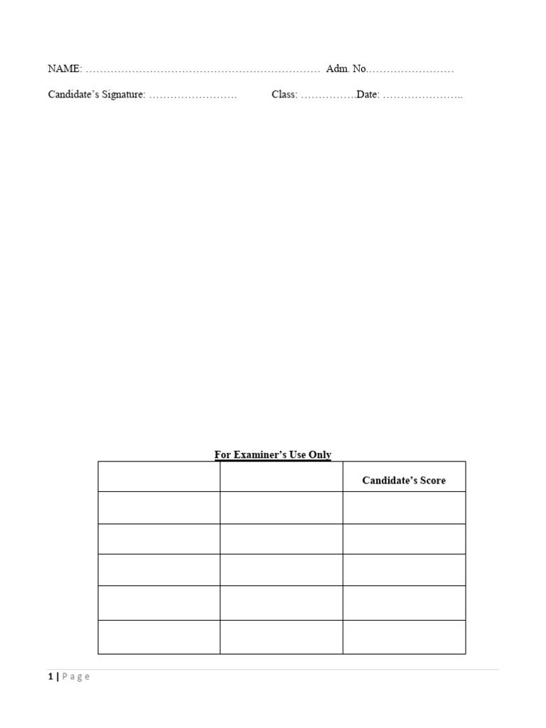 KCSE 2025 English Paper 2 Exam Guide | PDF | Narrative