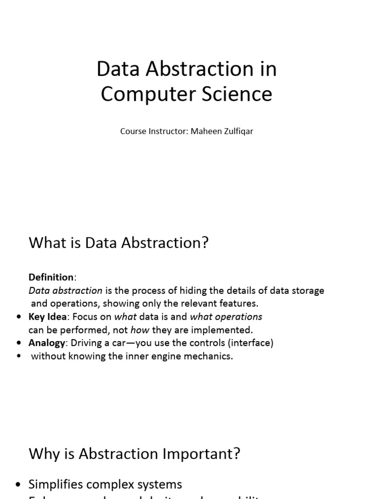 Lecture DataAbstractions | PDF | Pointer (Computer Programming) | Queue (Abstract Data Type)