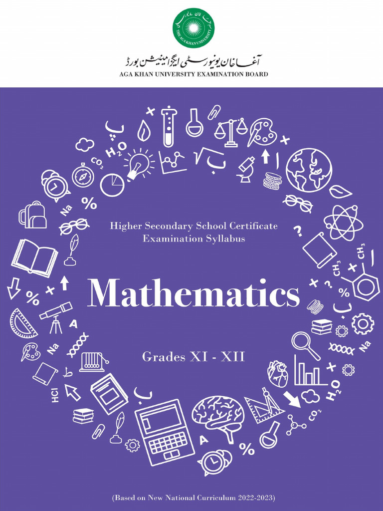 Mathematics HSSC I Syllabus 2025 | PDF | Matrix (Mathematics) | System Of Linear Equations