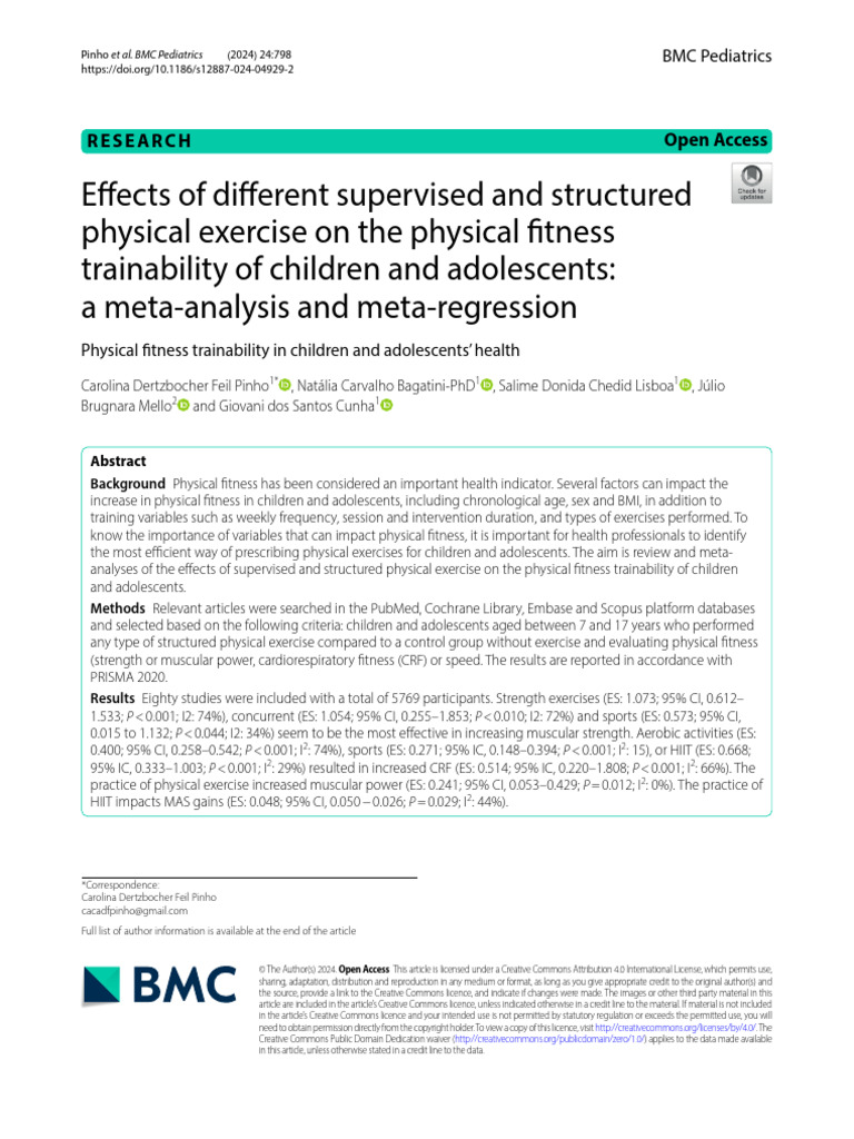 Effects of Different Supervised and Structured | PDF | High Intensity Interval Training ...
