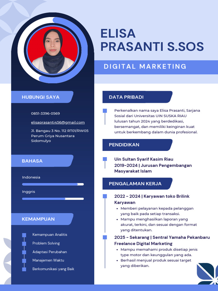 CV Elisa Prasanti: Karyawan Toko Brilink | PDF