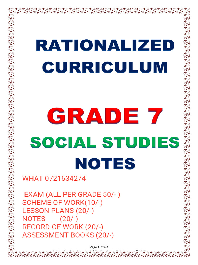 Grade 7 Rationalized Social Studies Notes | PDF | Money | Genesis ...