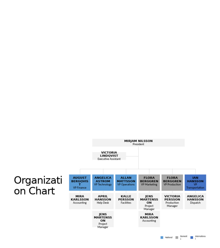 Company Organizational Chart Overview | PDF