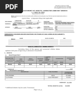 Wealth Declaration Form | PDF