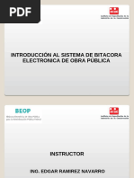 Manual Bitacora Electronica de Obra Publica | PDF | La seguridad informática | Seguridad
