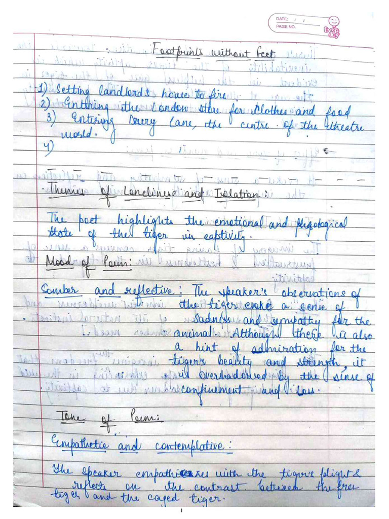 Footprints Without Feet | PDF