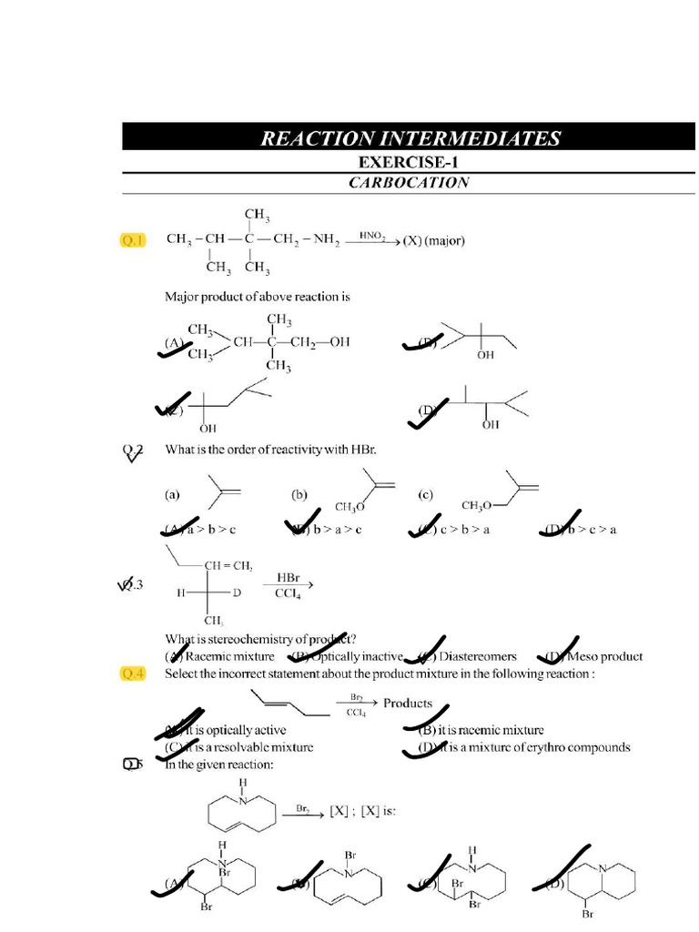Reaction Mechanism | PDF