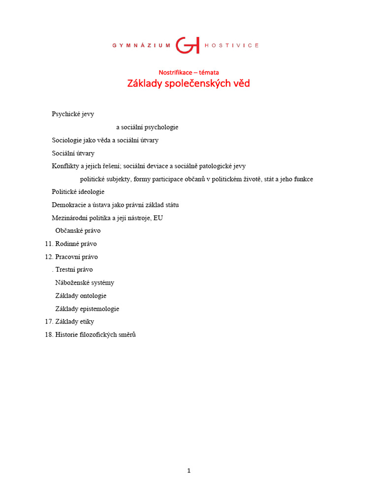 Nostrifikace ZSV | PDF