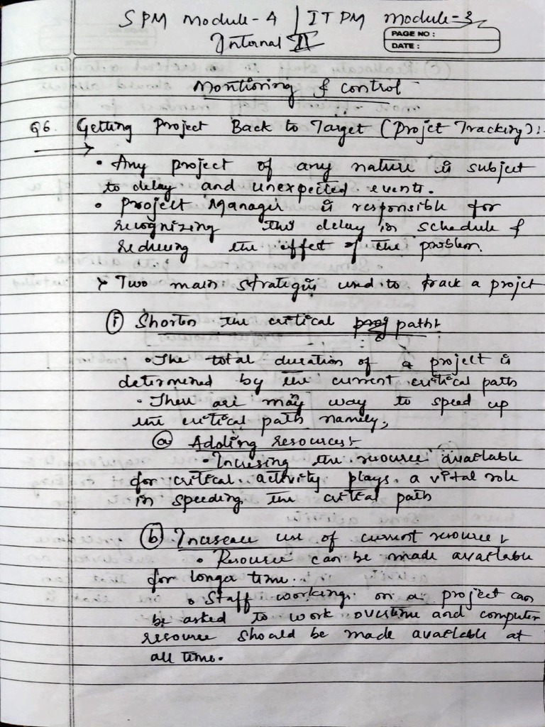 SPM Mod 4 & ITPM Mod 3 (Part 2) | PDF