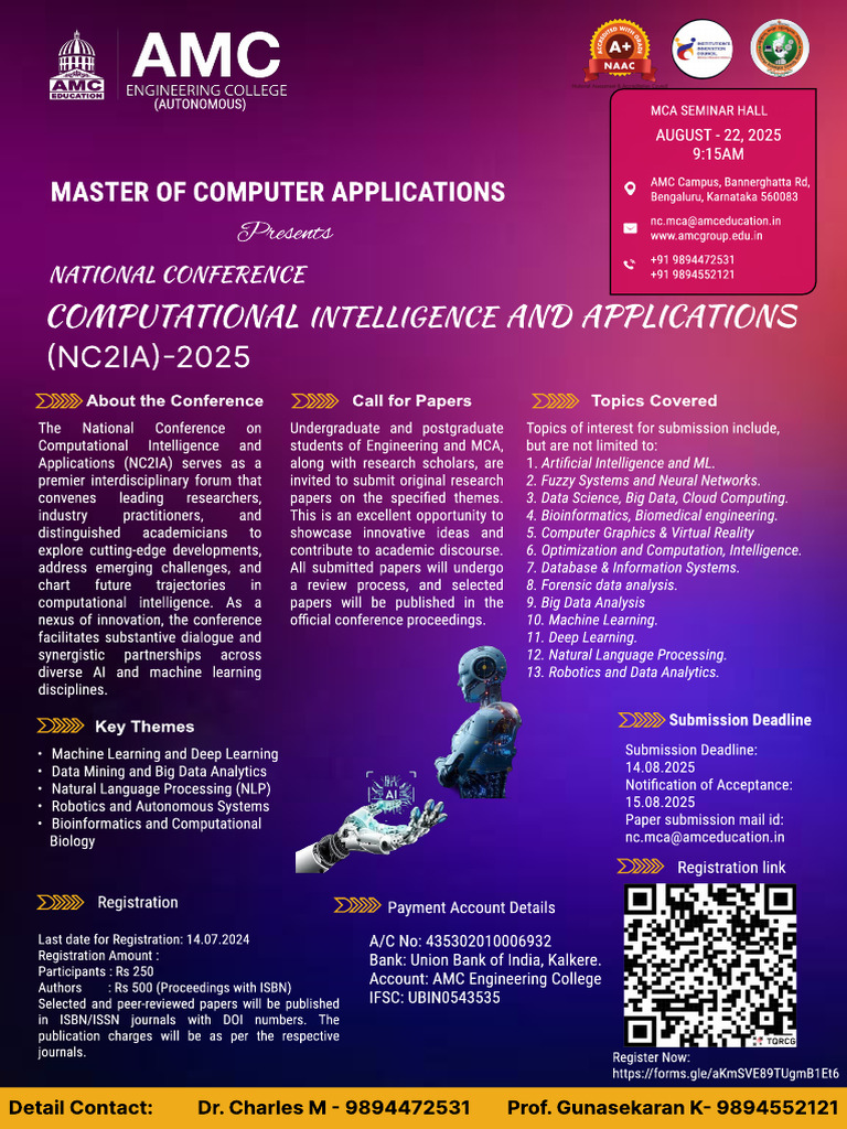 Conference-2025 - Broucher | PDF | Machine Learning | Deep Learning