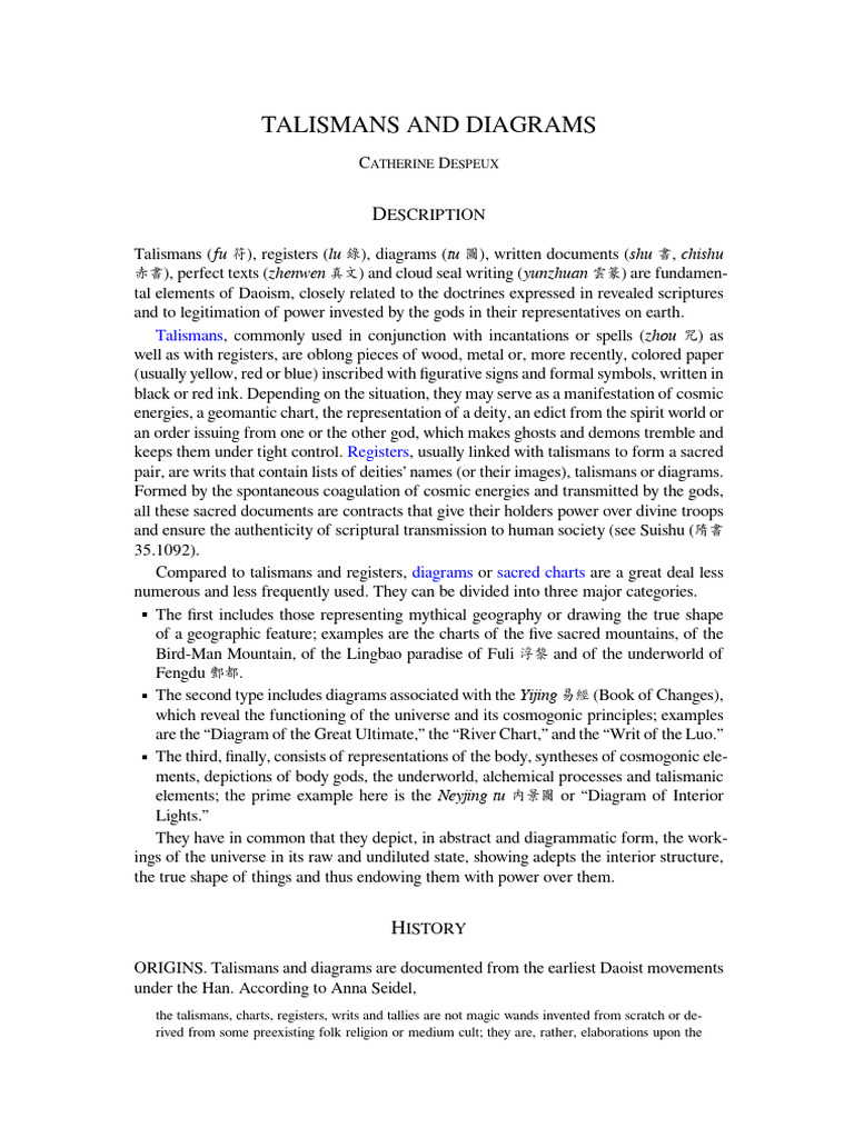 Talismans and Diagrams | PDF | Spirituality