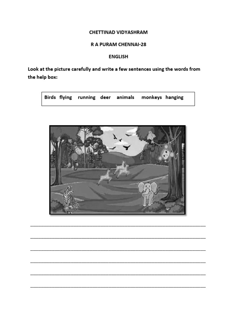 Picture Composition for Class 3 | PDF